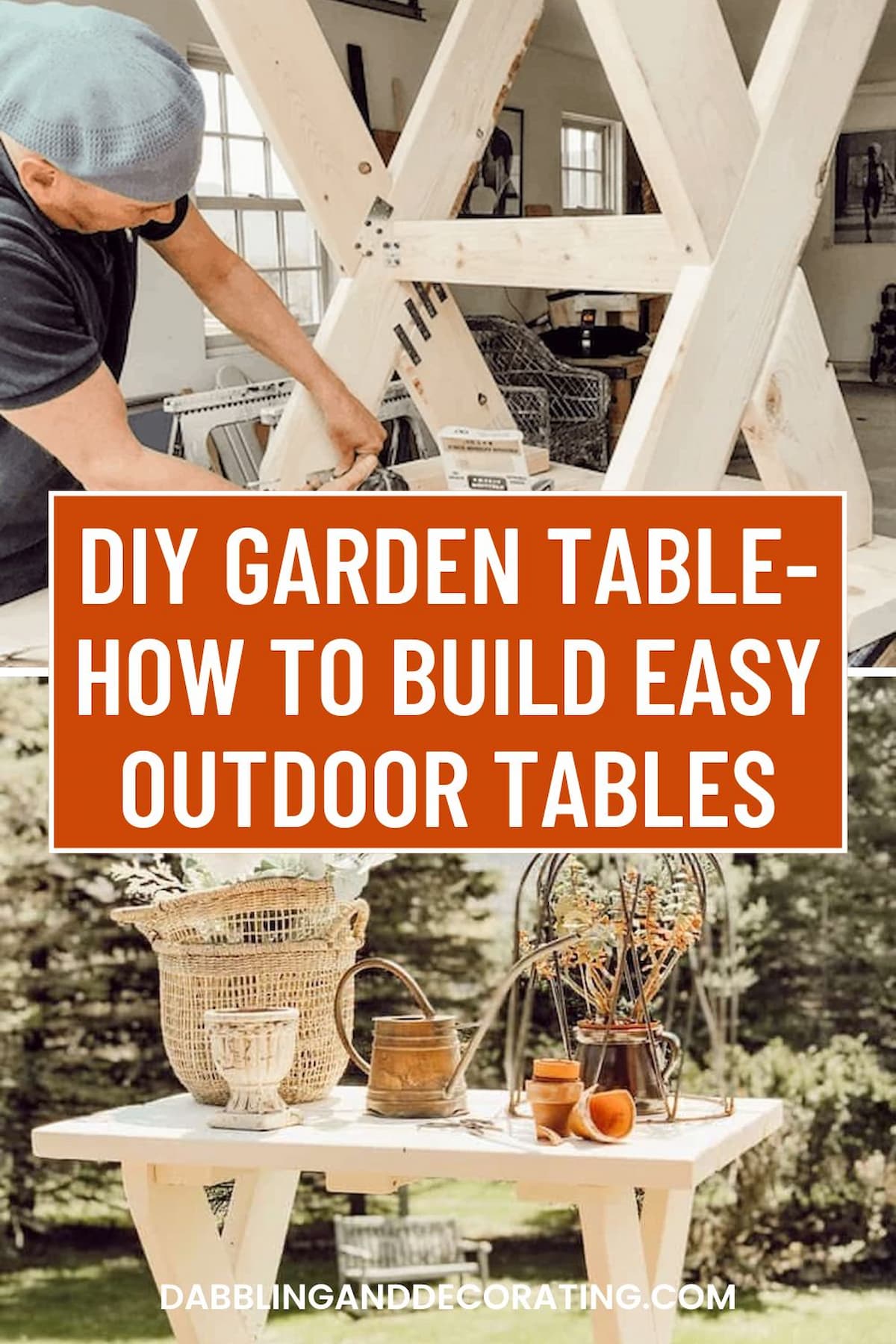 DIY Garden Table: How to Build Easy Outdoor Tables