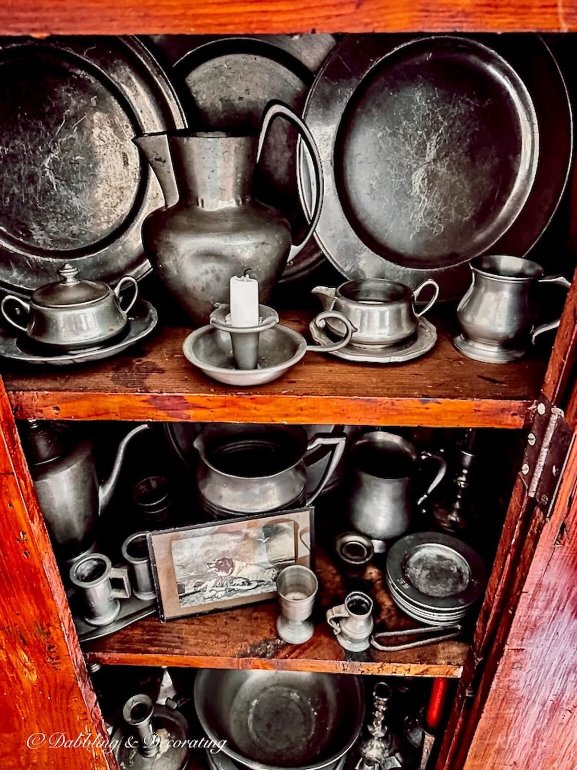 Antique Pewter Collection in Home: A Window into the Past