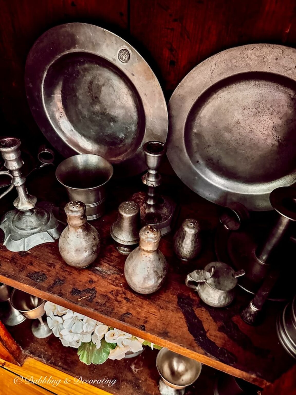 Antique Pewter Collection in Home: A Window into the Past