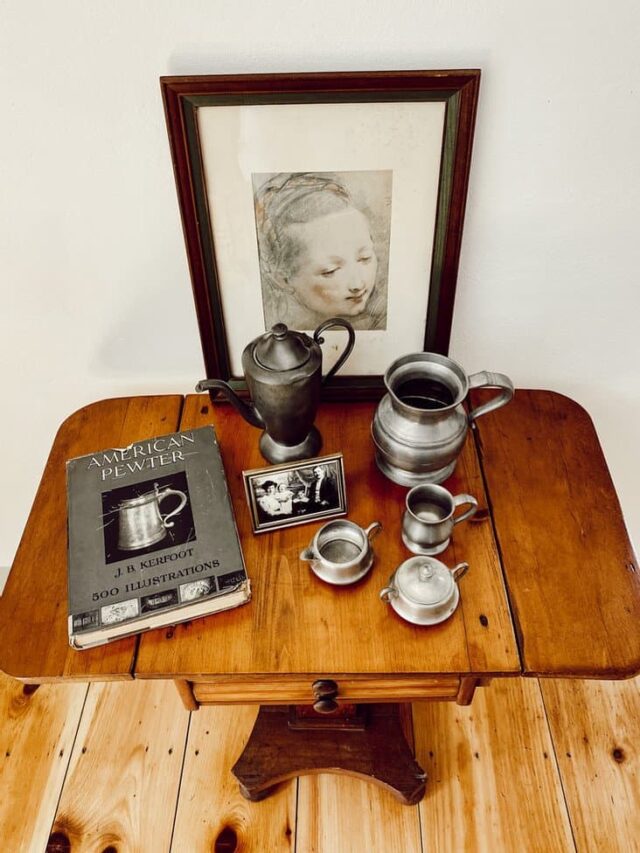 Beyond the Hutch: How to Style a Pewter Tablescape with Vintage Charm