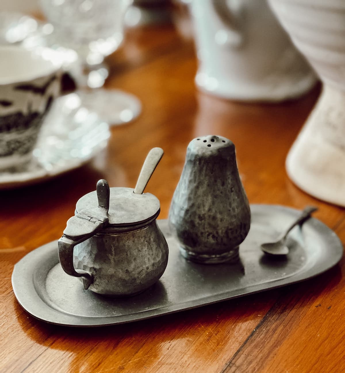 Beyond the Hutch: How to Style a Pewter Tablescape with Vintage Charm