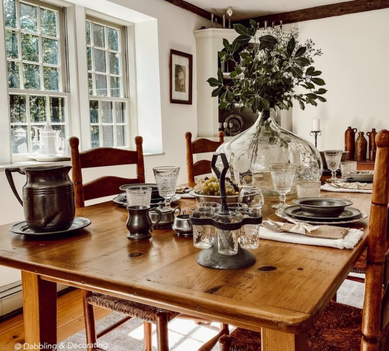 Beyond the Hutch: How to Style a Pewter Tablescape with Vintage Charm