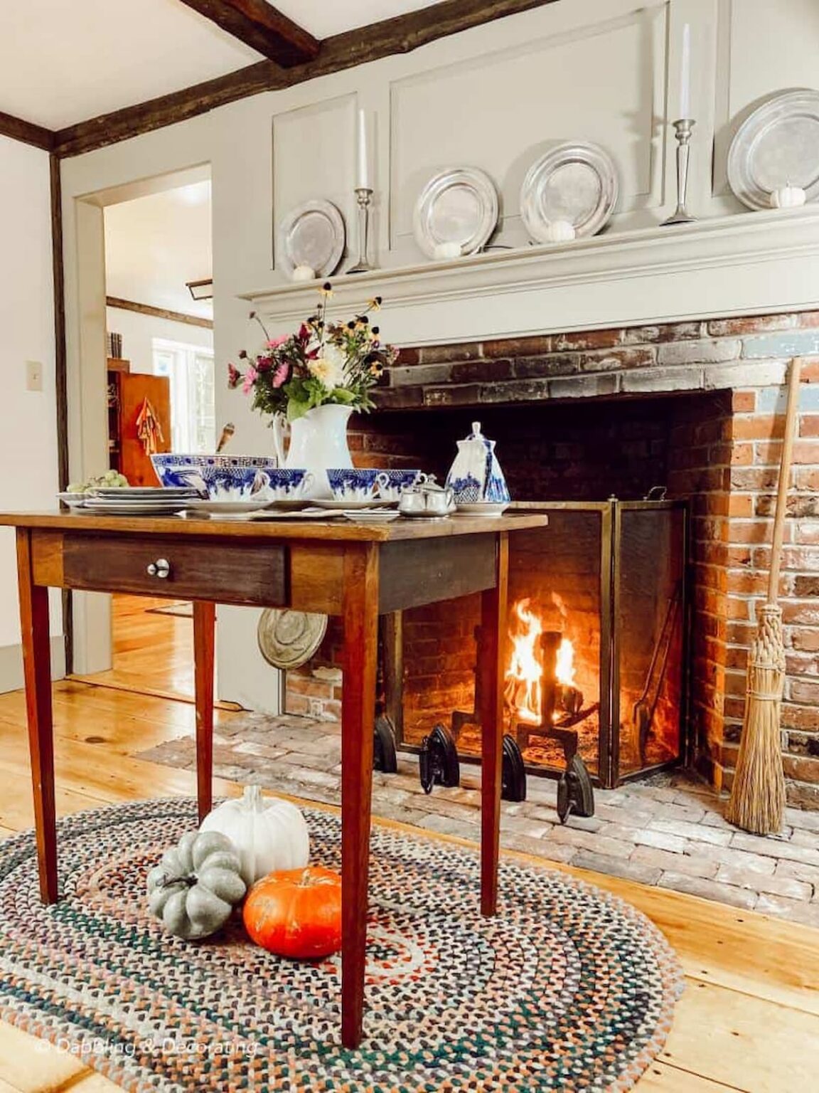 Cozy Fireside Table Ideas with Vintage Charm: Hearth Styling You’ll Love