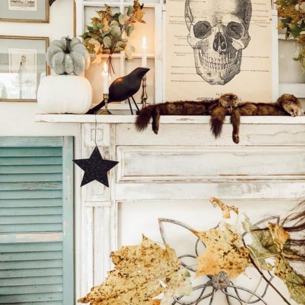 Halloween Skeleton Table Setting