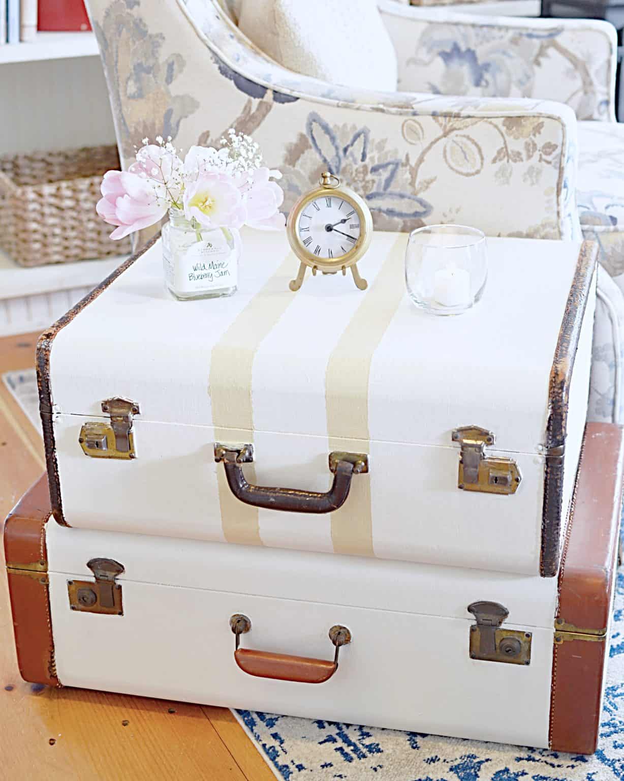 Painted Suitcase Ideas: How to Transform Vintage Luggage into Unique Decor