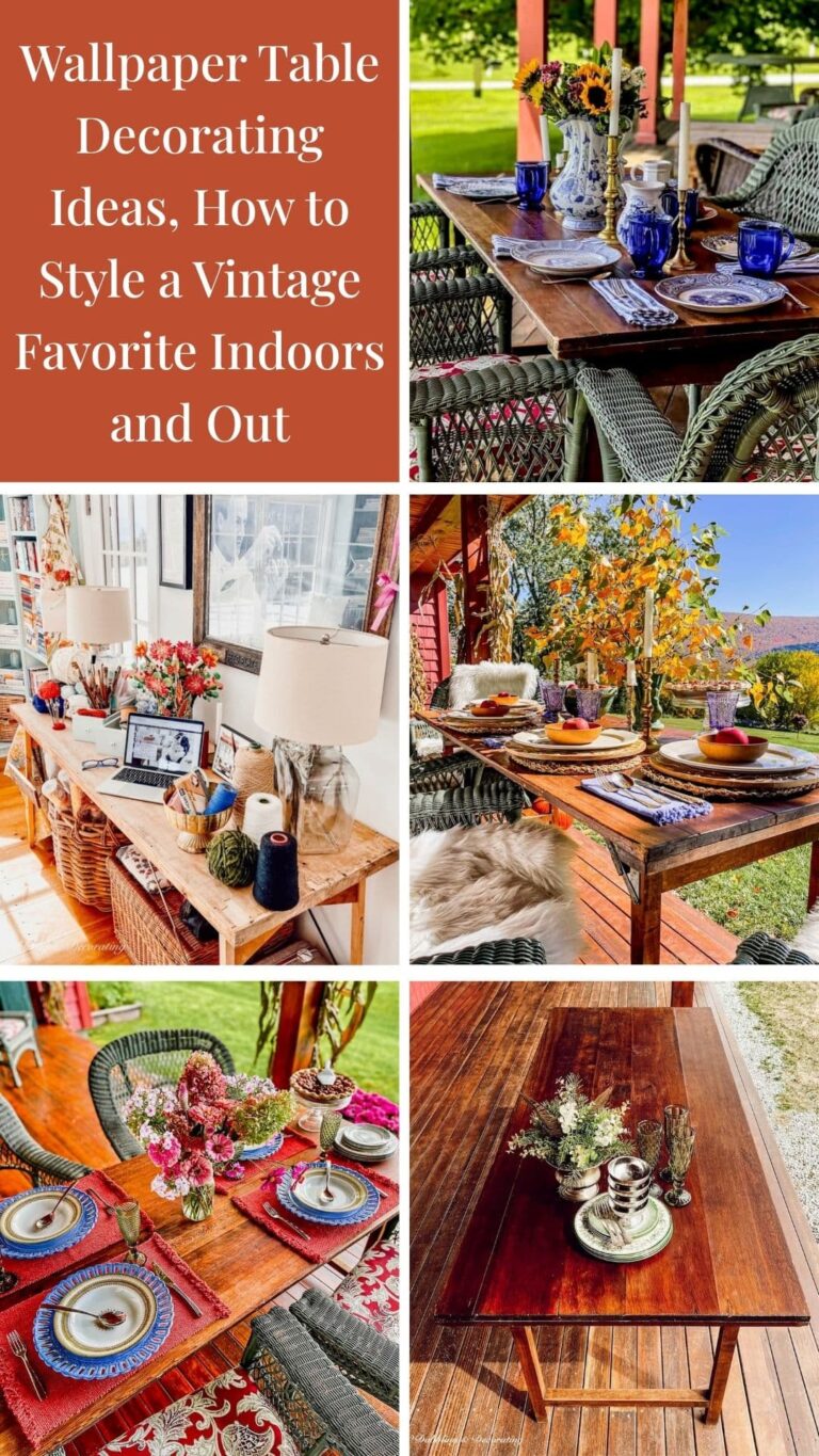Wallpaper Table Decorating Ideas, How to Style a Vintage Favorite ...