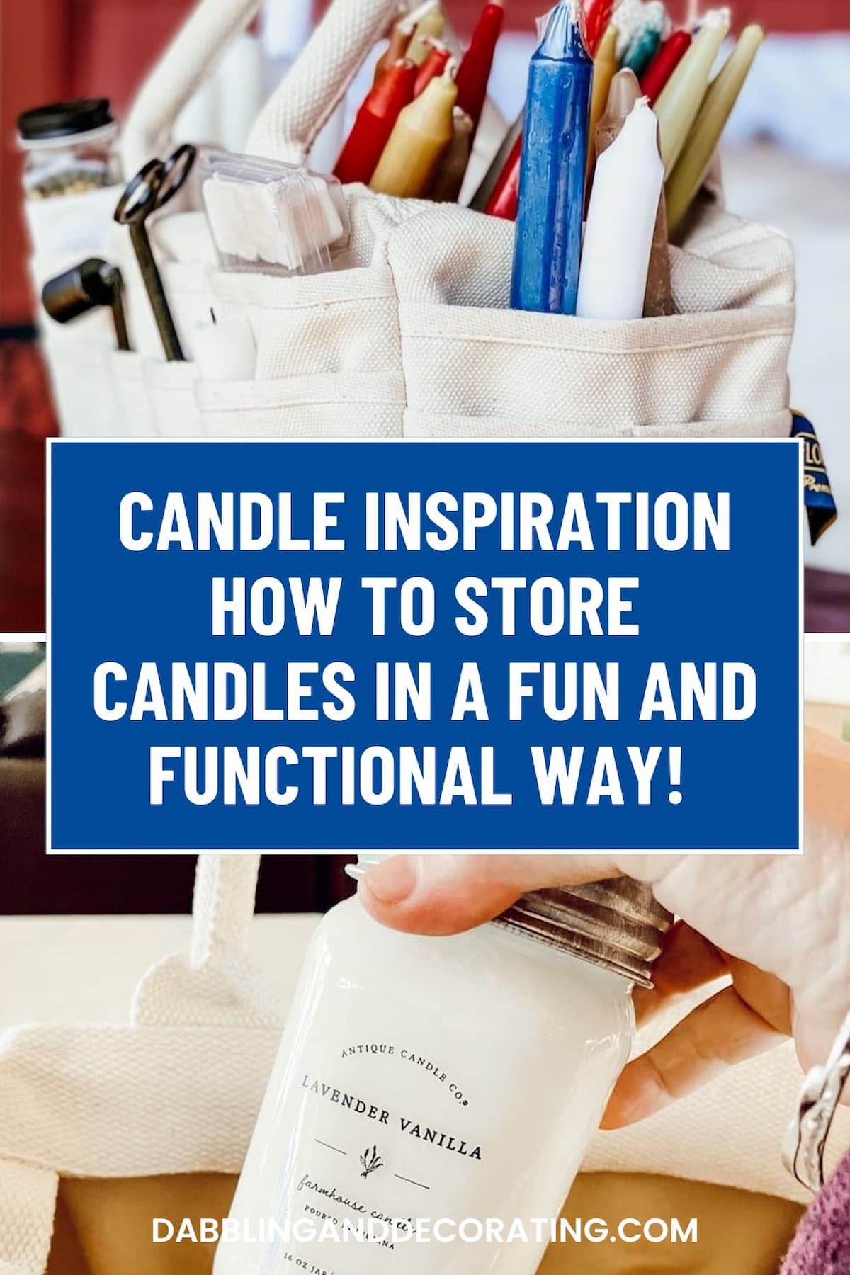 How to Store Candles in a Fun and Functional Way