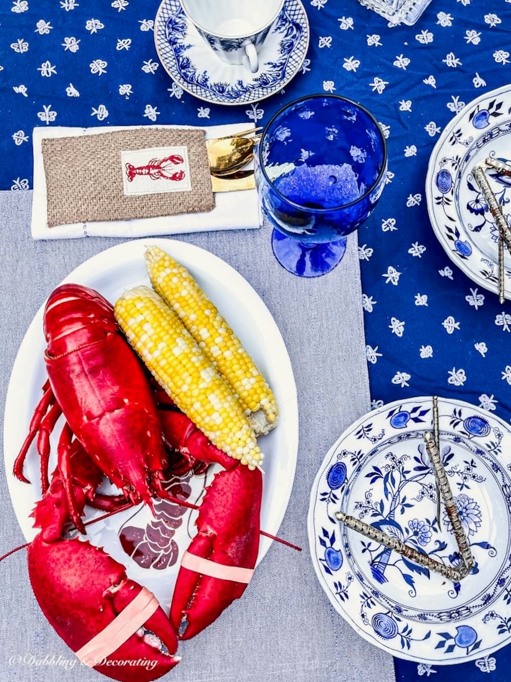 Lobster for Dinner Best Coastal Table Setting Ideas