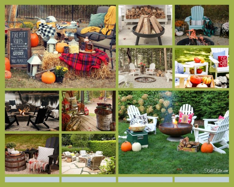 17 Fall Fire Pit Ideas for Outdoor Gatherings with Cozy Decor