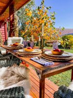 The Fall Porch Table That Captures the Colors of the Mountains