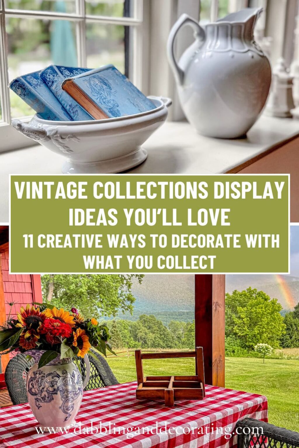 Vintage Collections Display Ideas: 11 Stylish Ways to Decorate with ...
