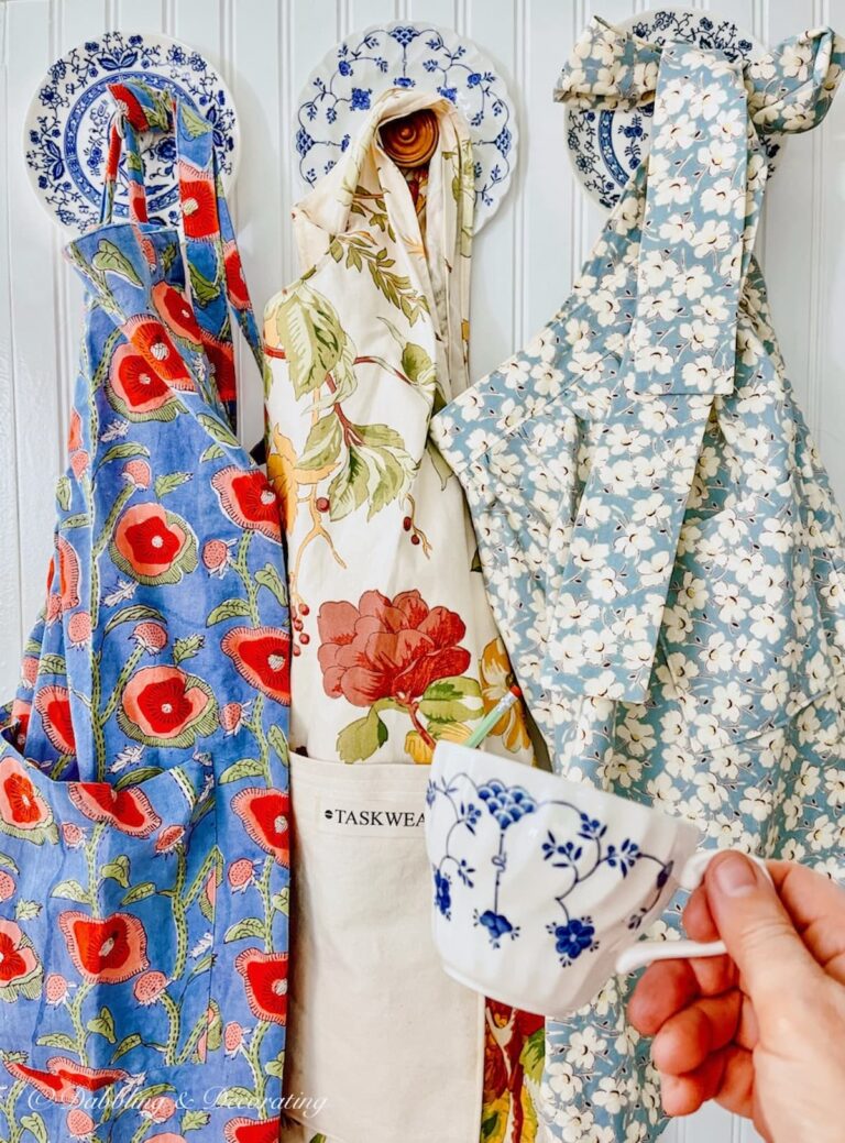 Antique Cobblers Rack: Dish Storage Decor | Dabbling & Decorating