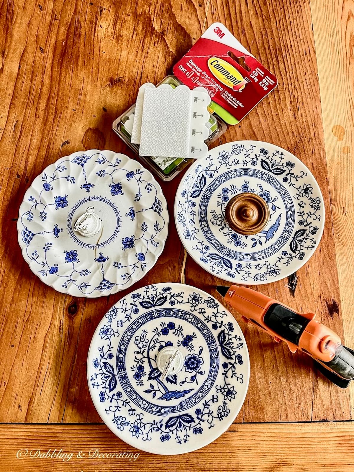 How to Craft Easy DIY Wall Hooks with Decorative Plates