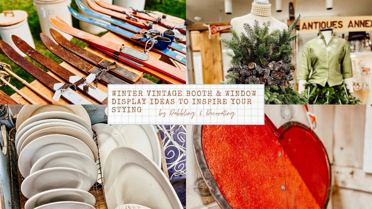 Winter Boutique and Vintage Window Display Ideas for Eye-Catching Style