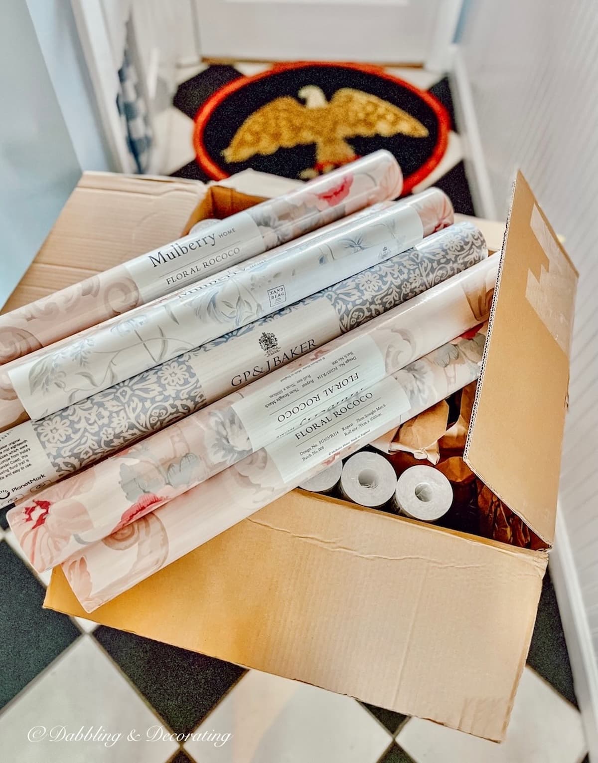 Open Floor Plan Blue Paint Home Makeover | Dabbling & Decorating