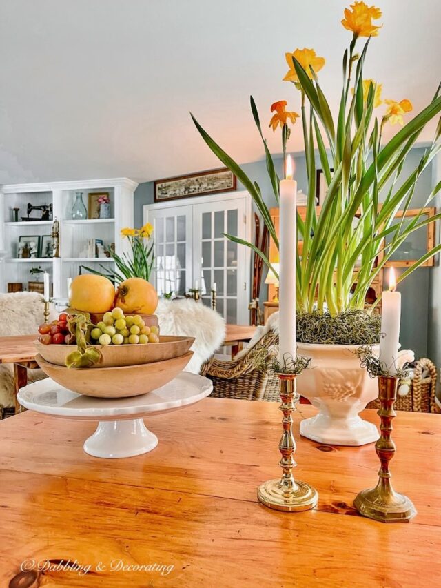 Vintage Dining Room Inspiration with a Unique Antique Table-to ...