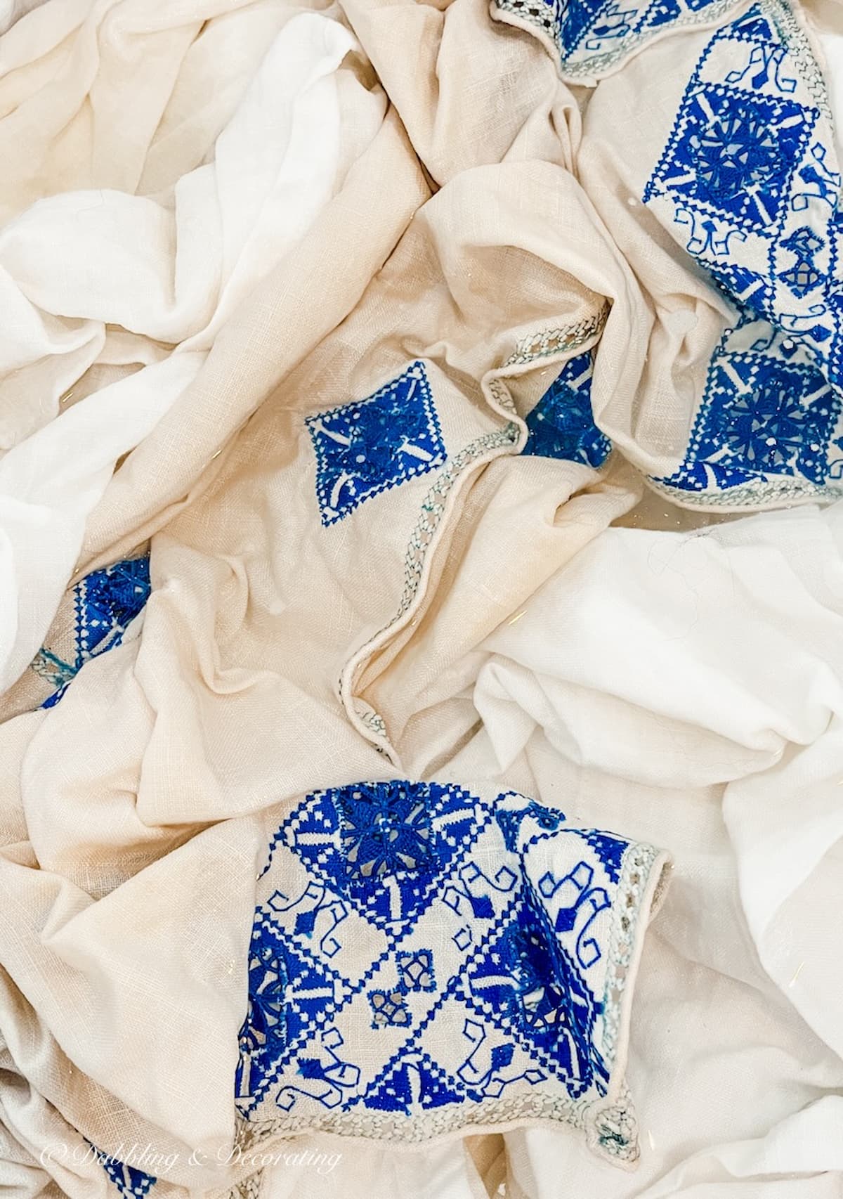 How to Remove Yellow Stains from Vintage Linens and Thrifted Textiles