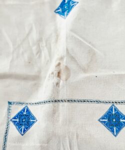How to Safely Bring Age Stained Textiles Back to Life