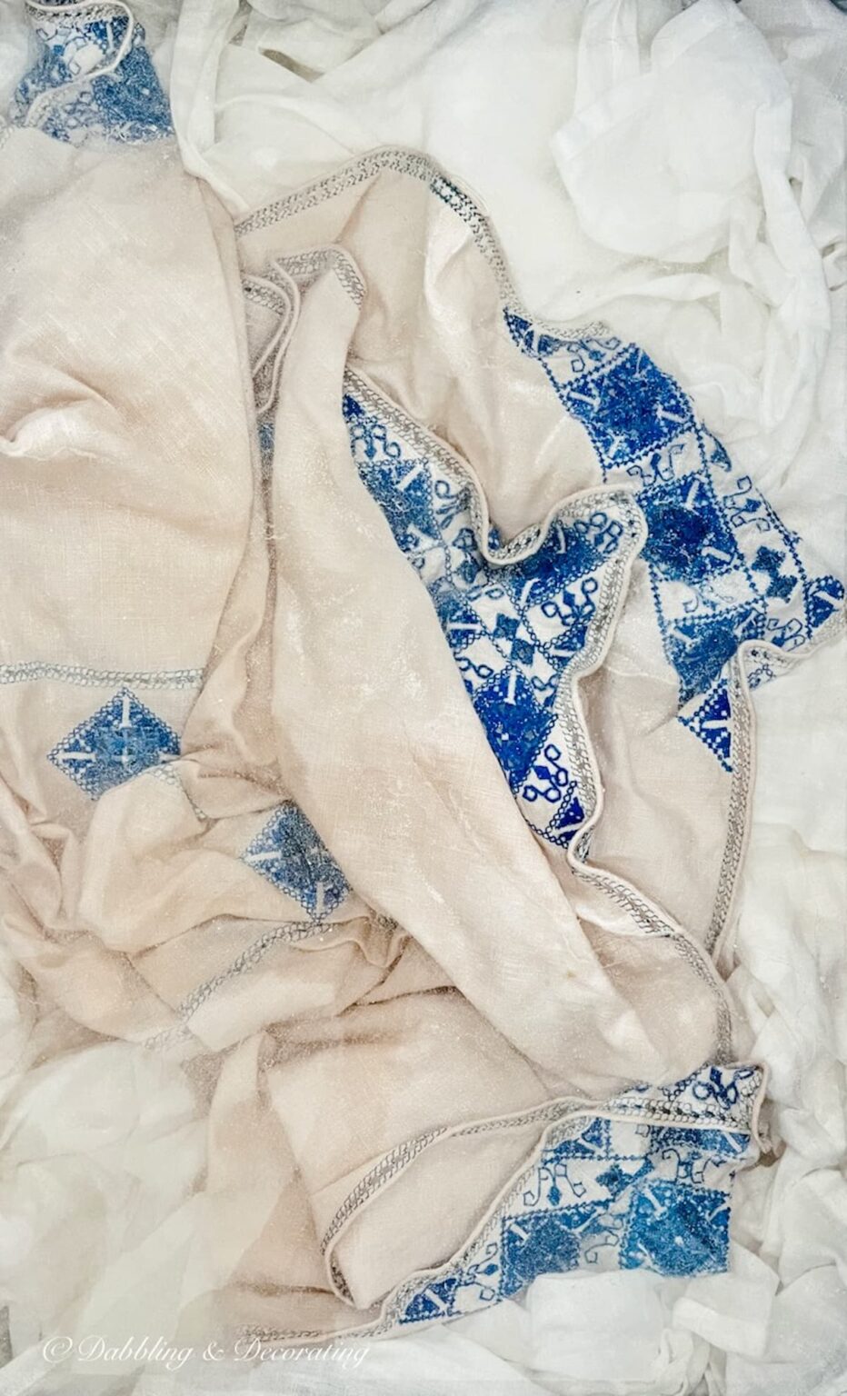 How to Remove Yellow Stains from Vintage Linens and Thrifted Textiles