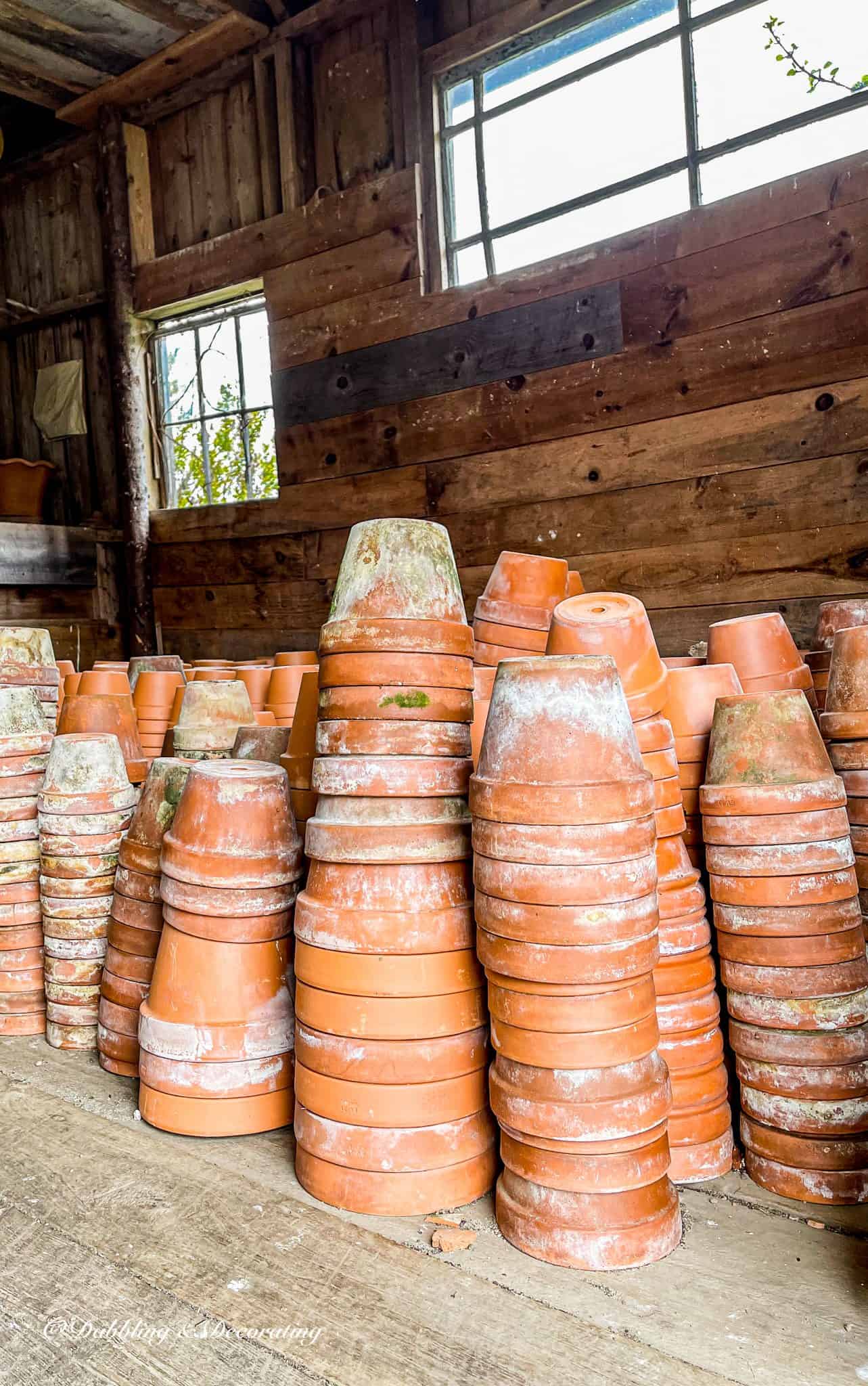 Snug Harbor Farm in Maine: Vintage Garden Decor and Terracotta Pot ...