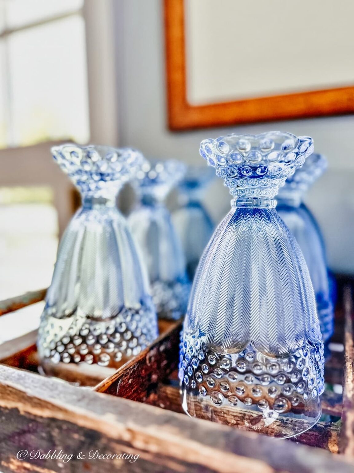 Styling Tip: How to Display Vintage Dishes in an Antique Cobbler’s Rack