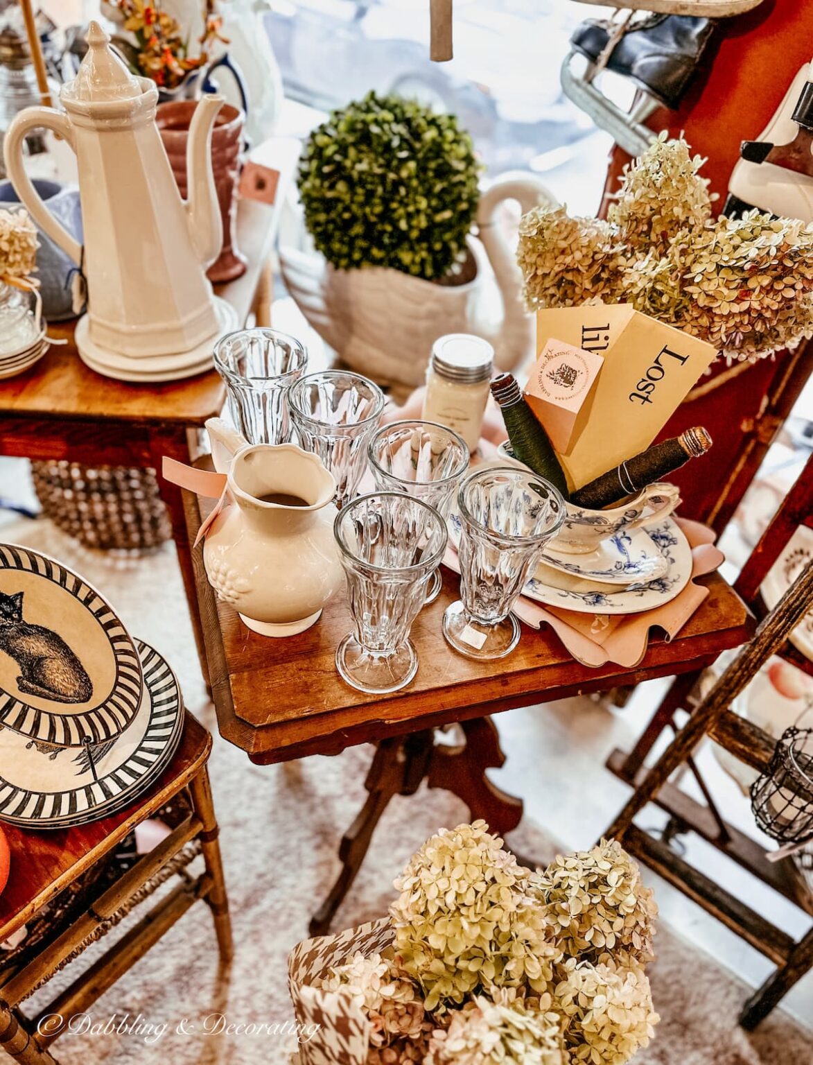 Best Barn Finds in a Big Red Barn | Dabbling & Decorating