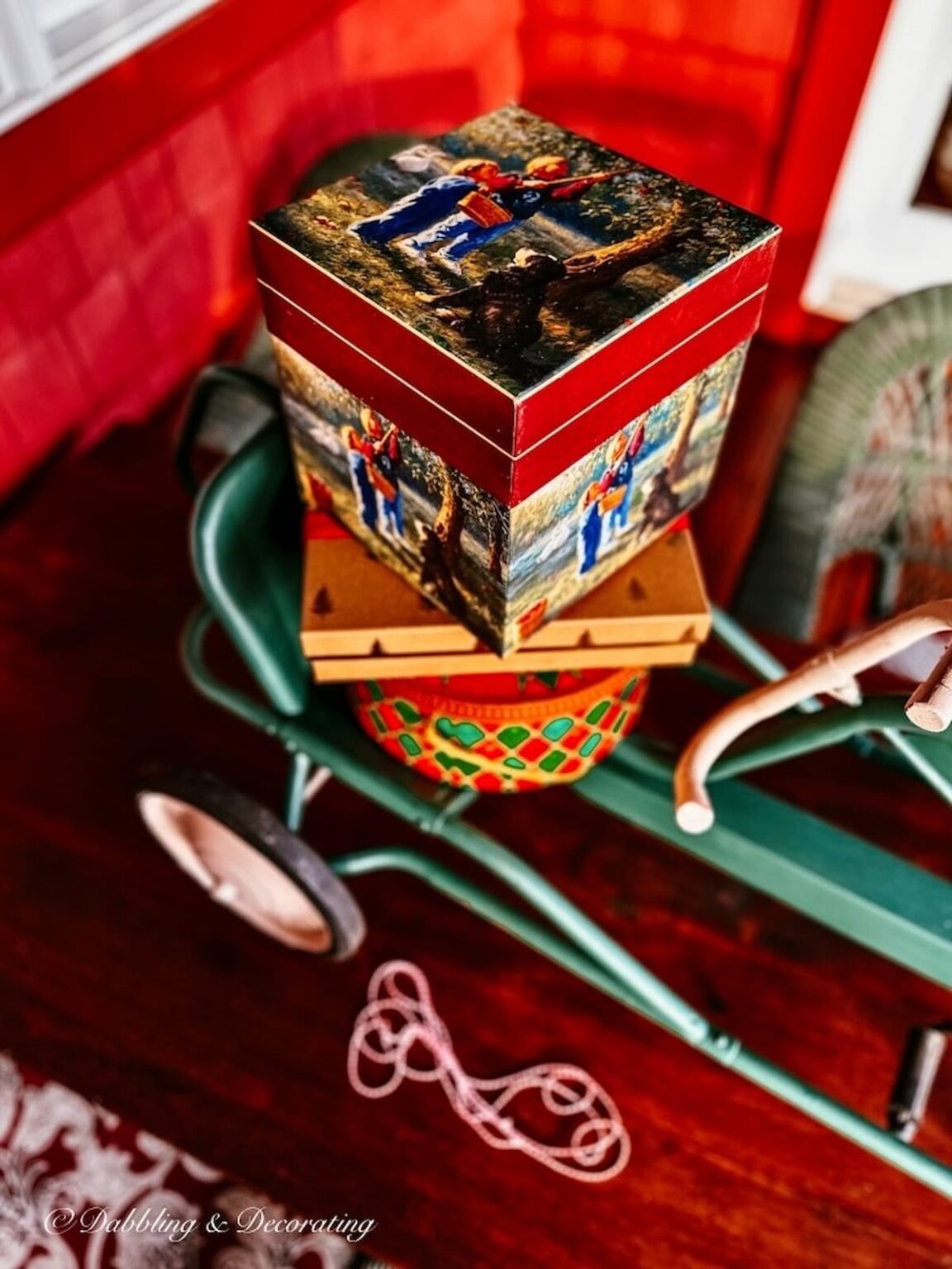Vintage Pedal Go-Kart Christmas Decor Ideas from Porch to Table Kids ...