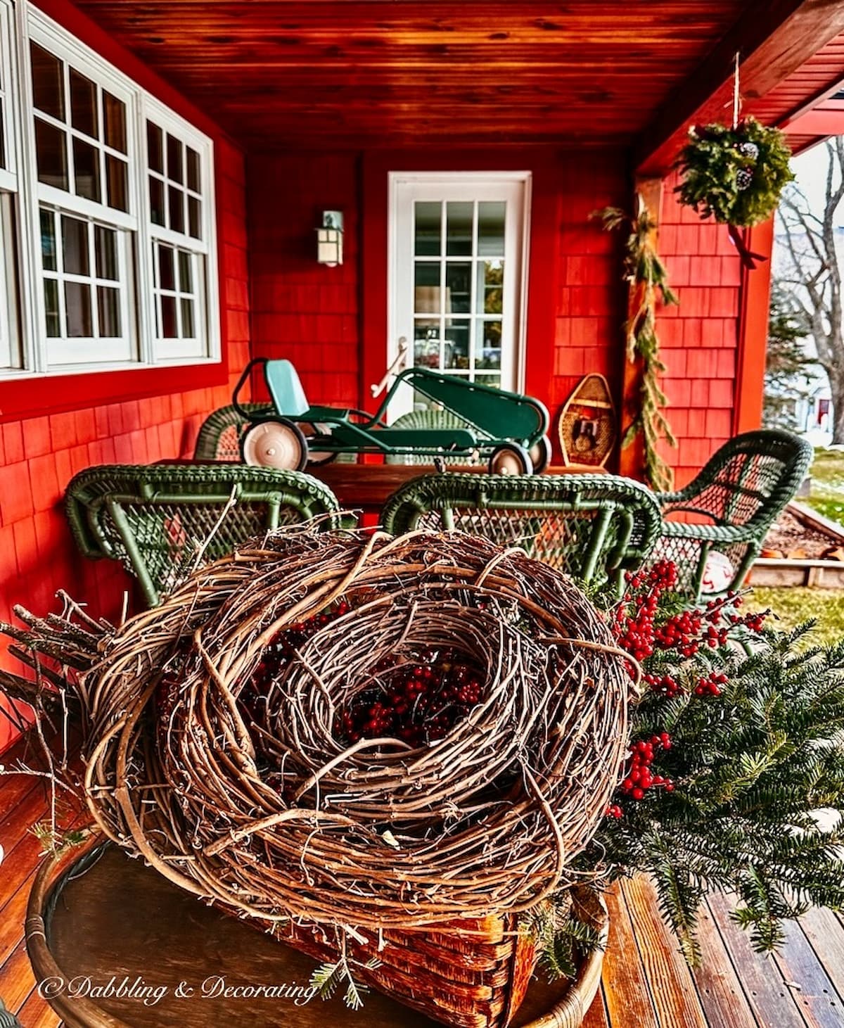 Vintage Pedal Go-Kart Christmas Decor Ideas from Porch to Table Kids ...
