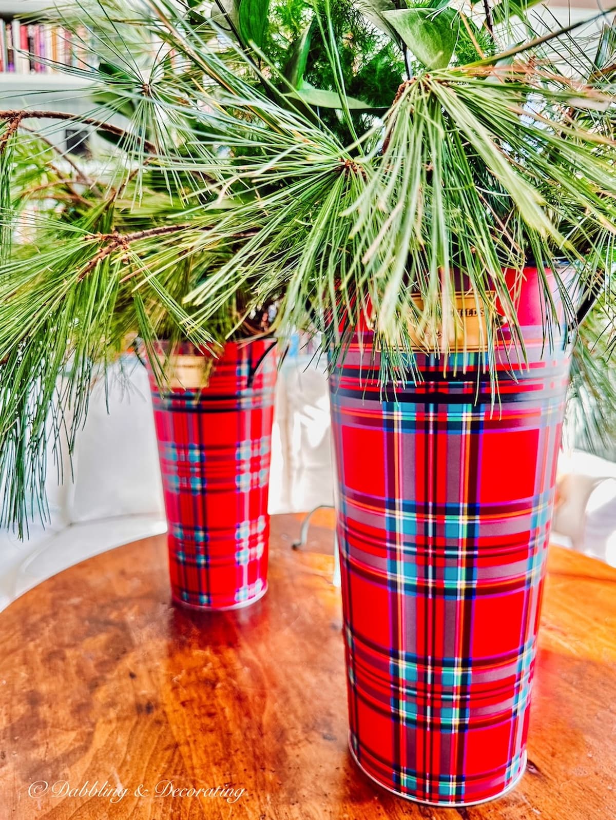 Christmas Preparations in Plaid and Check | Dabbling & Decorating