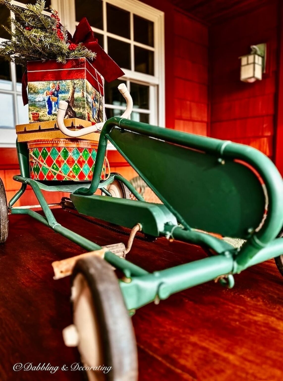 Christmas Buggies Go Karts: Pedal Cars | Dabbling & Decorating