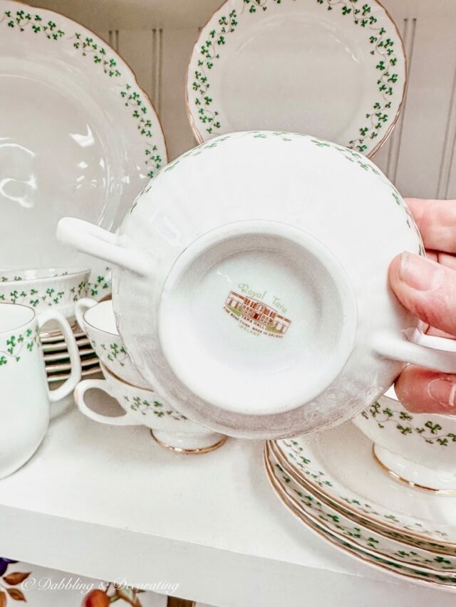 Irish China Inspiration, A Vintage St. Patrick’s Day Table With ...