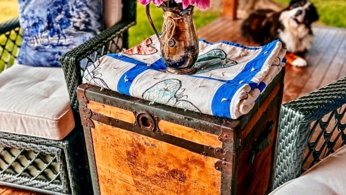 Antique Trunk Restoration Hardware
