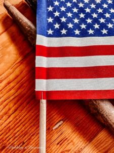 How to Make a Wooden American Flag with Vintage Spindles