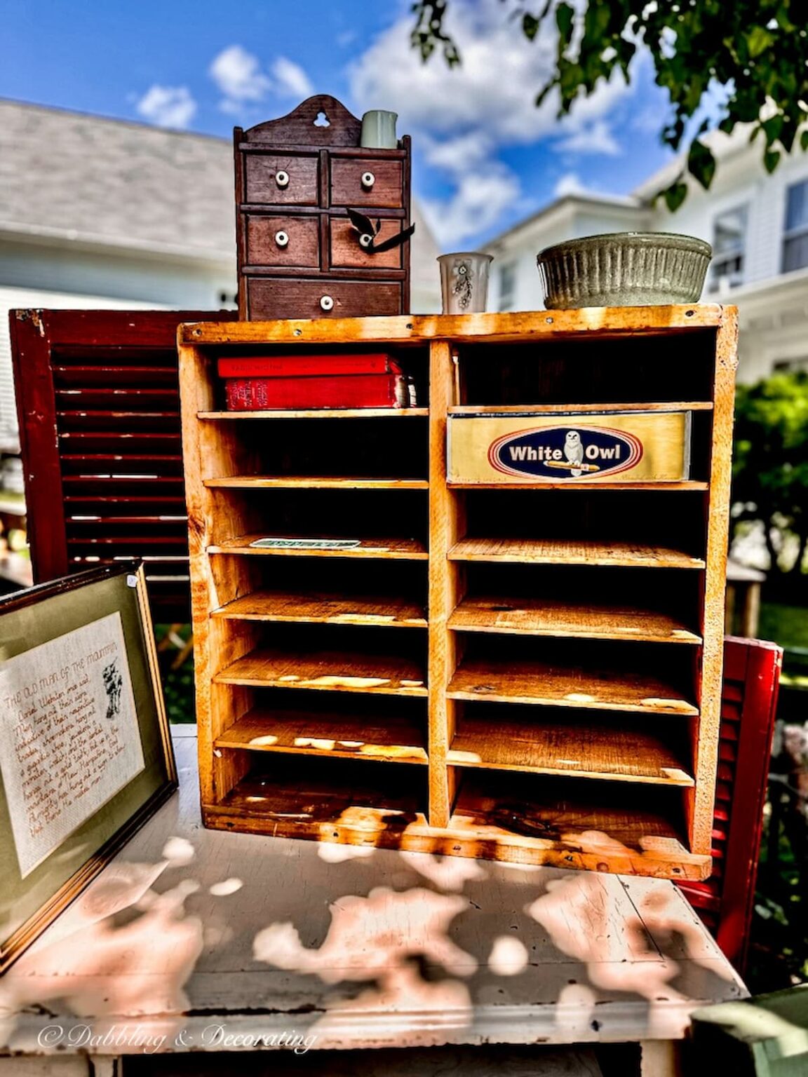 Vintage Pie Safe Cabinet Decorating Ideas Inspired by Table Talk Pies