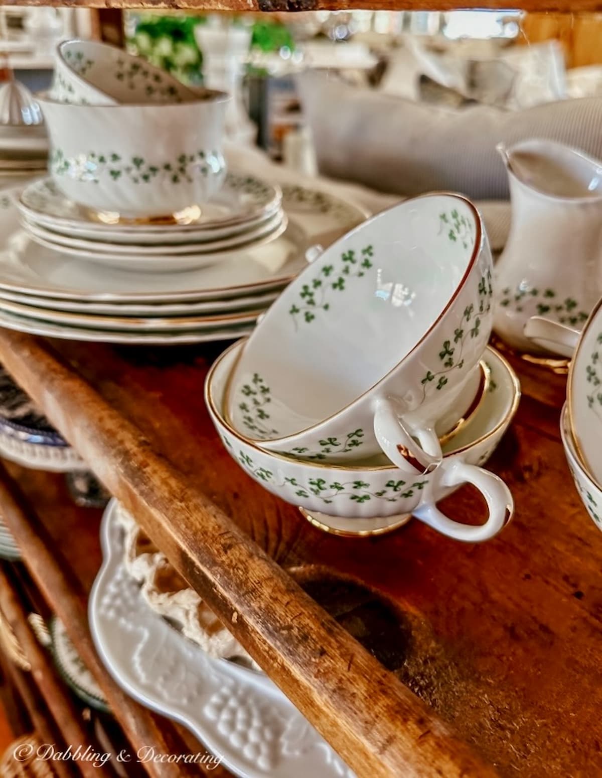 Irish China Inspiration, A Vintage St. Patrick’s Day Table With ...