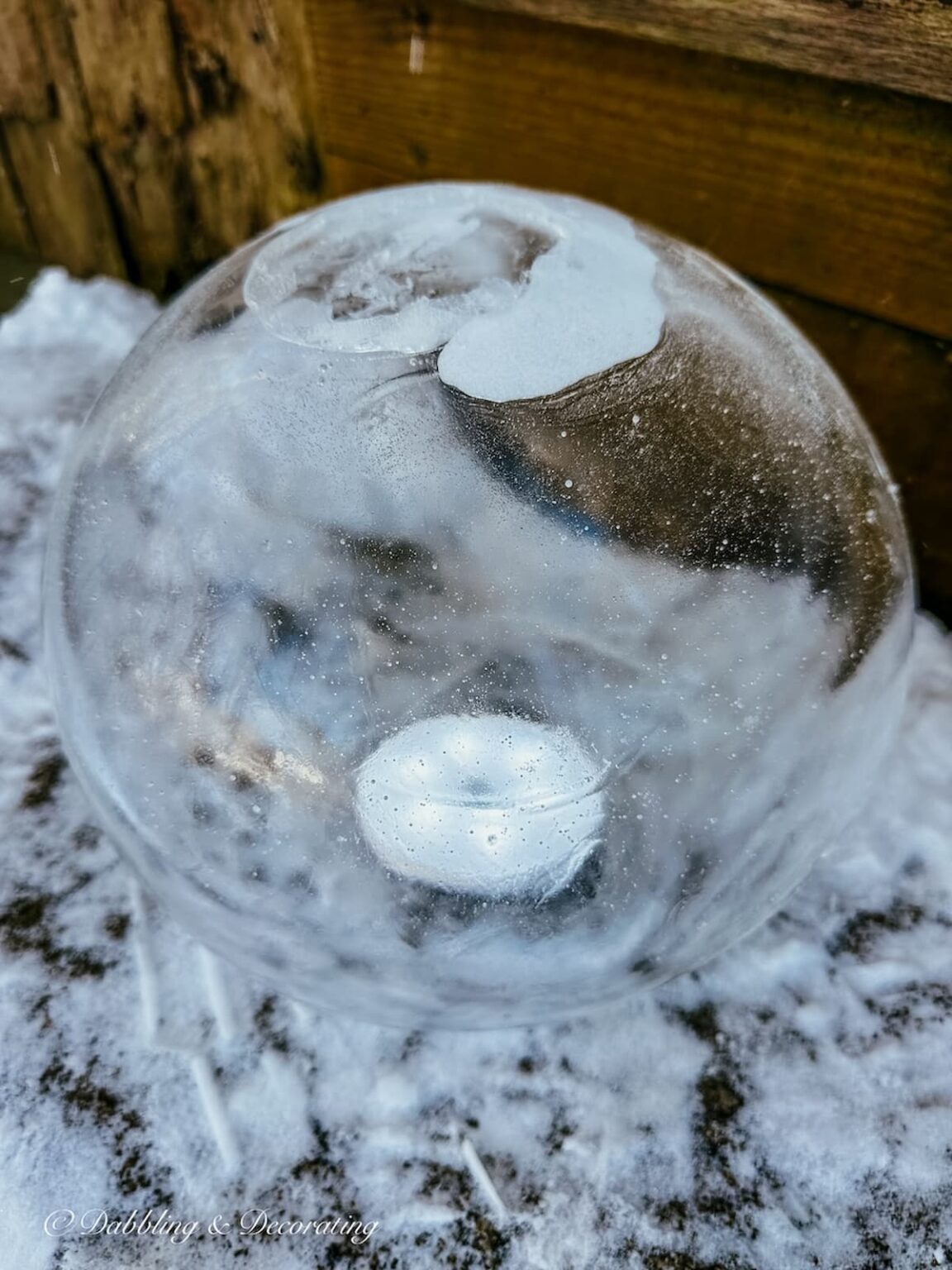 DIY Ice Lanterns for Winter Decor: How to Make Frozen Globe Luminaries
