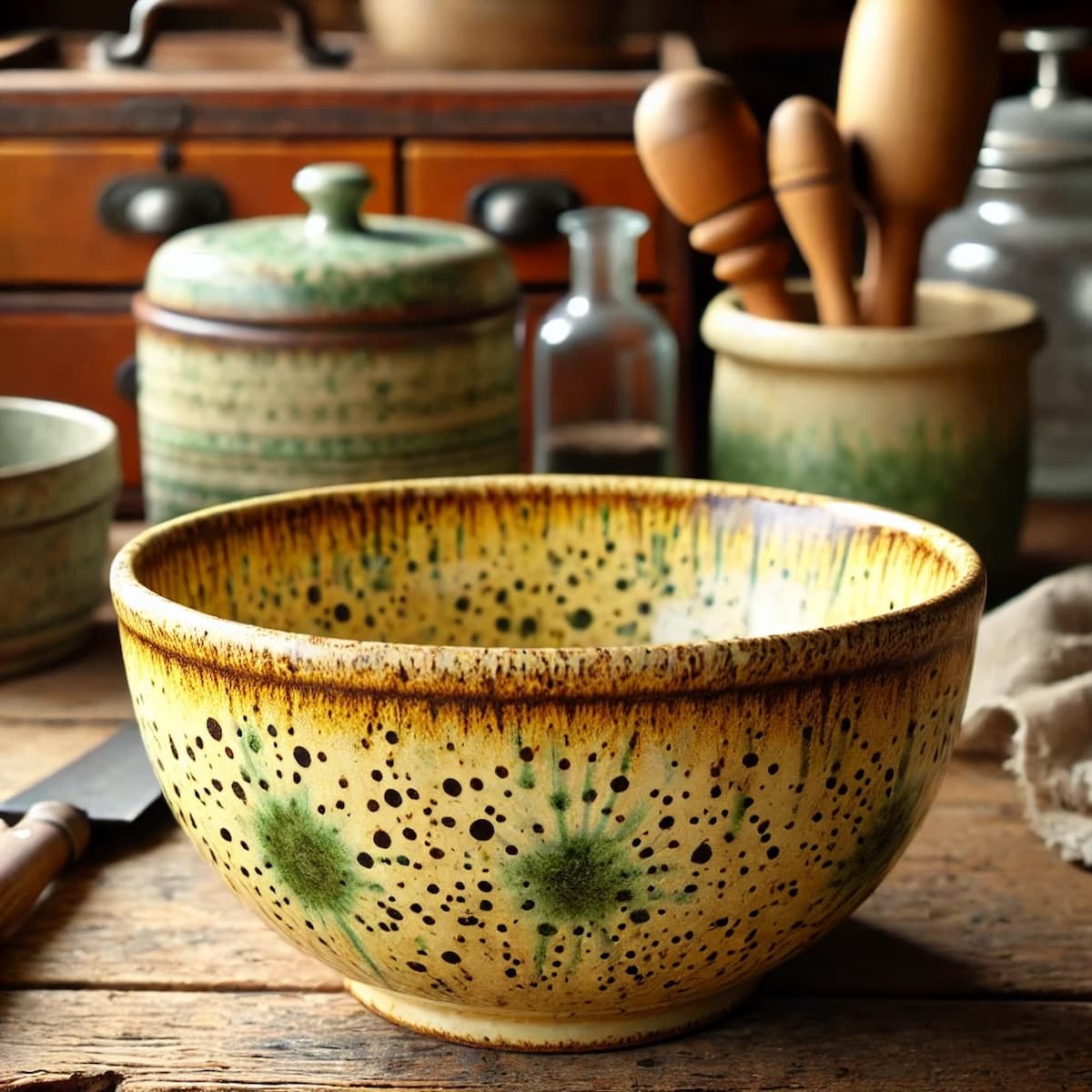 Yellowware Collecting and Decorating Ideas: A Vintage Guide to Bowls ...