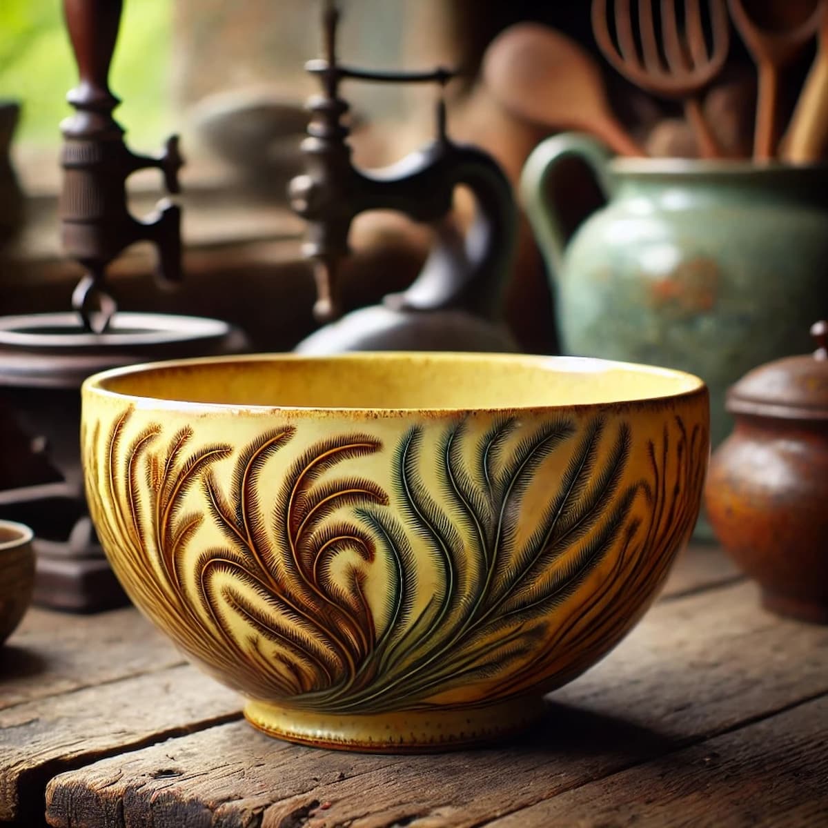 Yellowware Collecting and Decorating Ideas: A Vintage Guide to Bowls ...