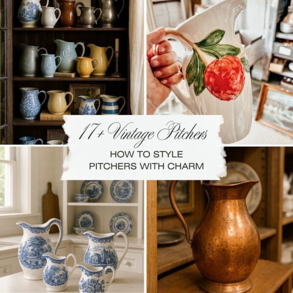 How to Style 17+ Types of Vintage Pitchers with Charm