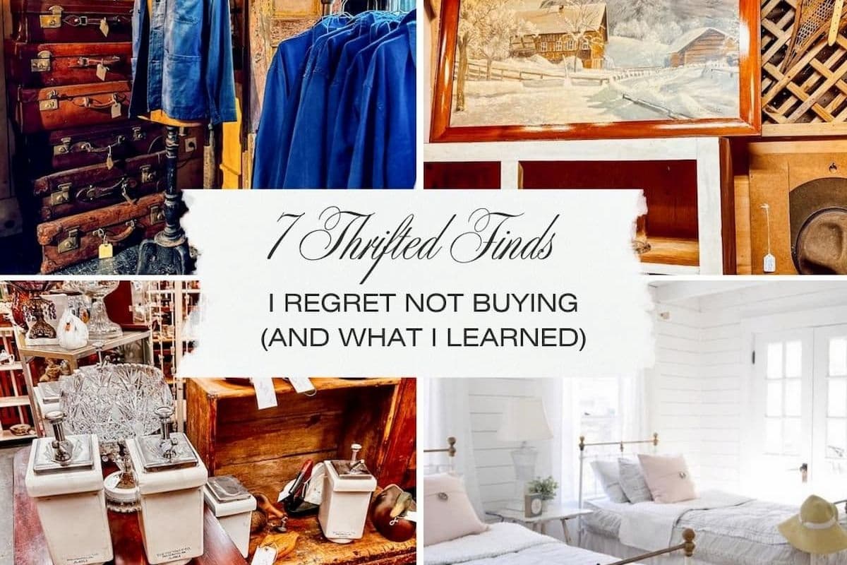 7 Thrifted Finds I Regret Not Buying (And What I Learned)
