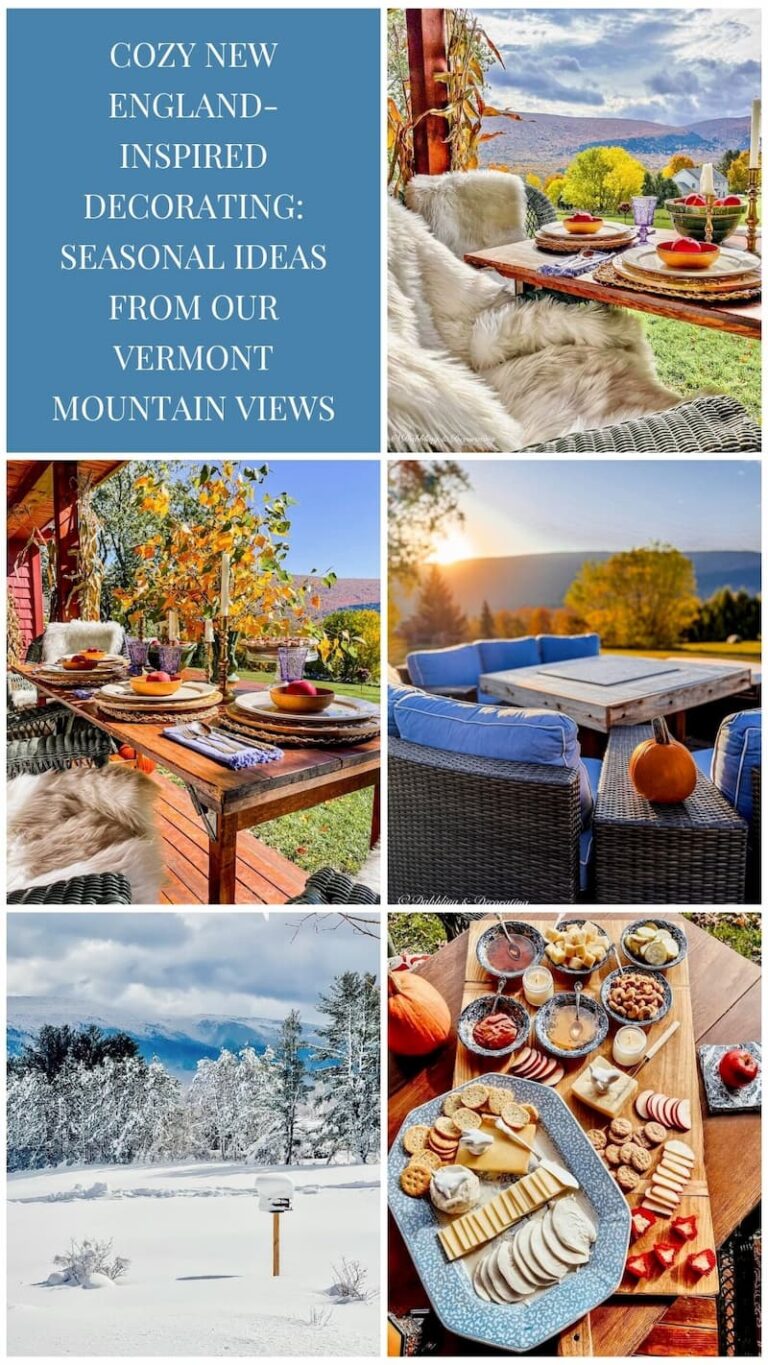 Cozy New England-Inspired Decorating: Seasonal Ideas from Our Vermont ...